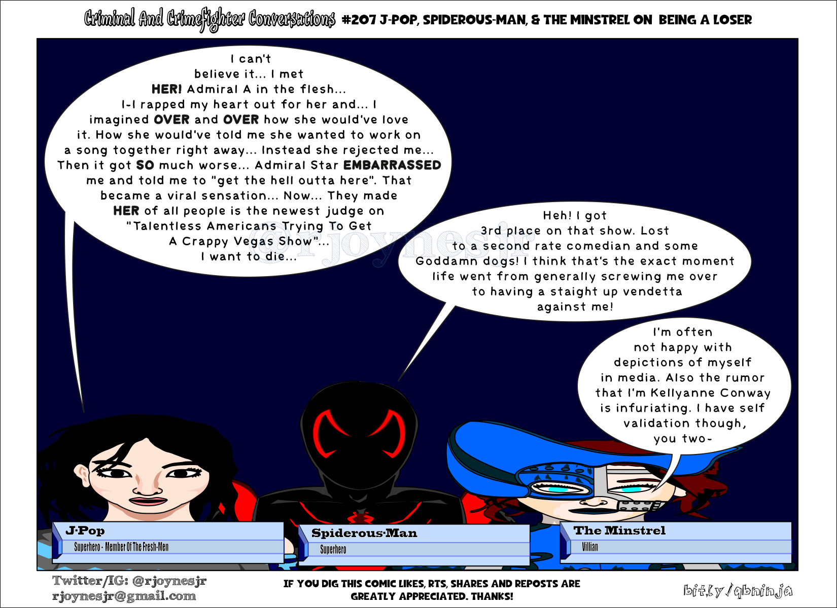 Criminal And Crimefighter Conversations 207 – J-Pop, Spiderous-Man ...