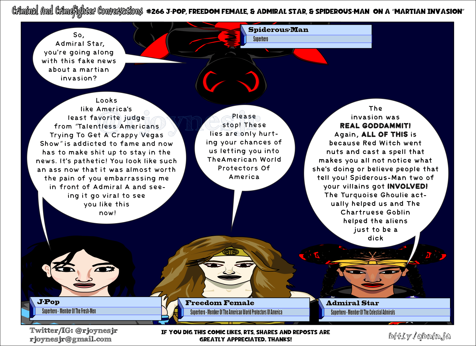 Criminal And Crimefighter Conversations 266 – J-Pop, Freedom Female ...